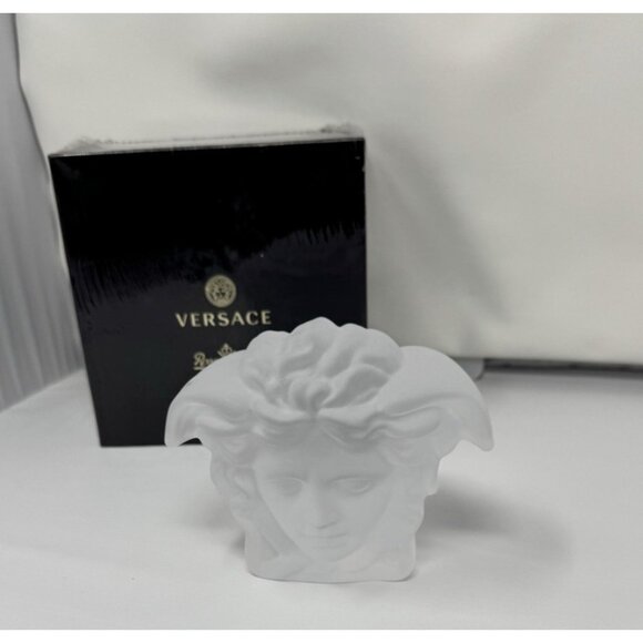 Versace | Office | Versace Medusa Lumiere Clear Paperweight ...